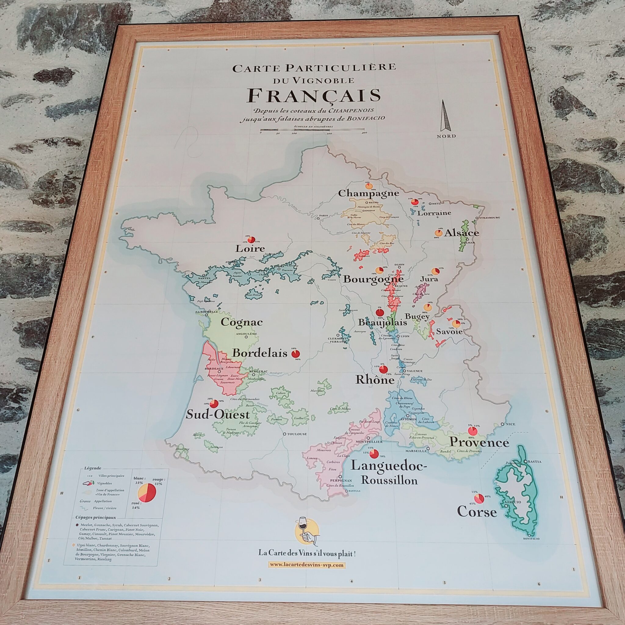 Carte des Vignobles de France - ArnoWine